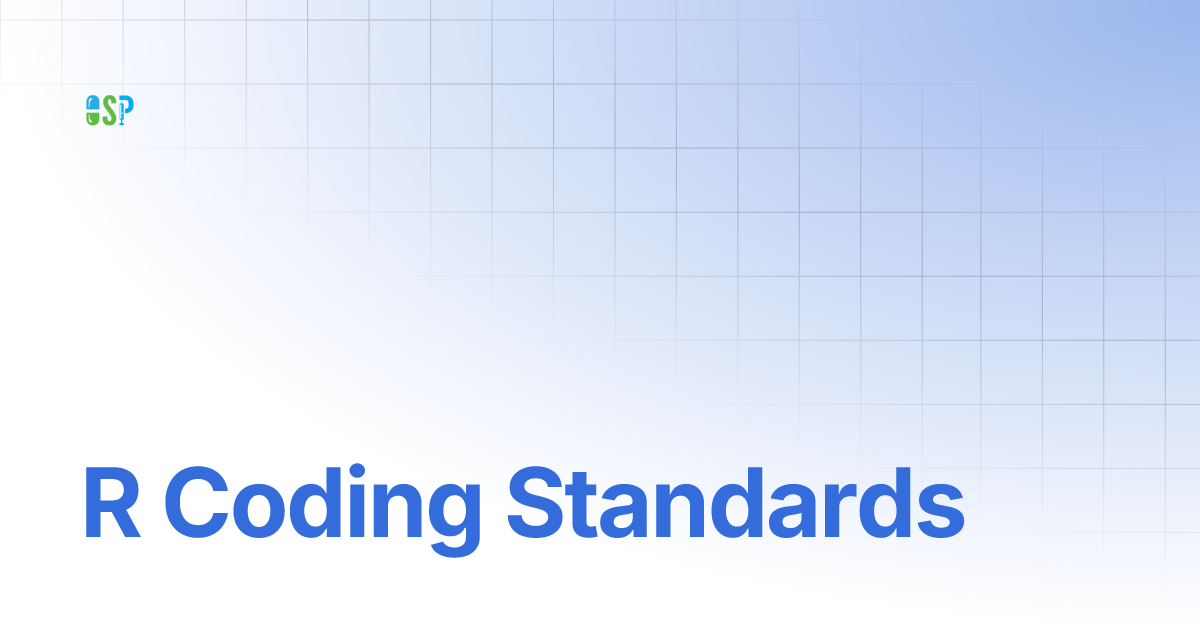 R Coding Standards | Developer Documentation